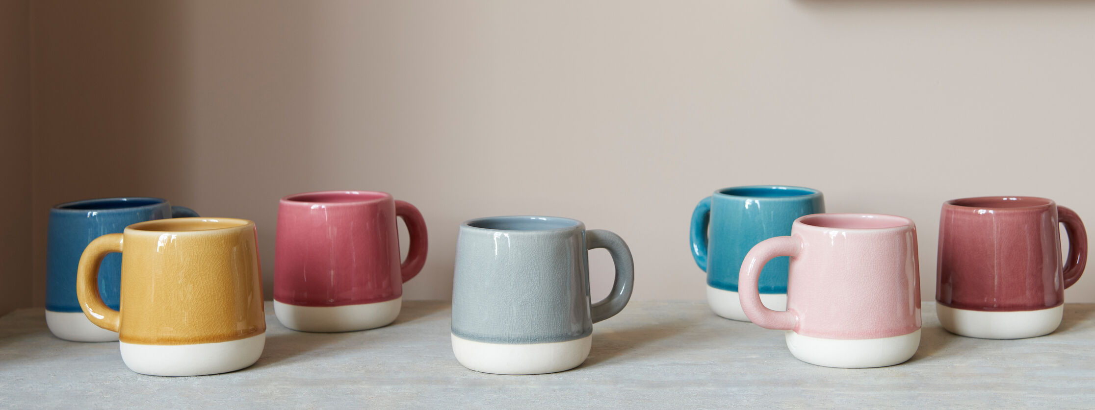 Colourful Mugs | Ceramic Coffee Cups | Loaf