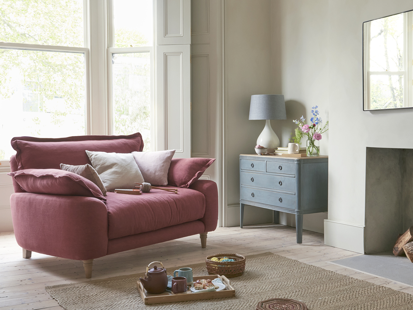 Rummage Chest of Drawers | Painted wooden bedroom drawers | Loaf