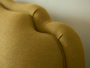 Sugar Puff Bed | Handmade French Style Bed with Padded Headboard | Loaf