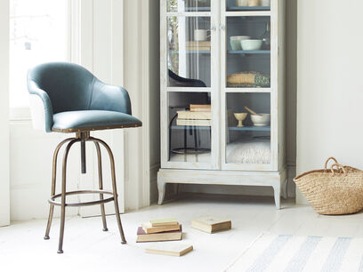 Milk Kitchen Stool | Upholstered Breakfast Bar Stool | Loaf