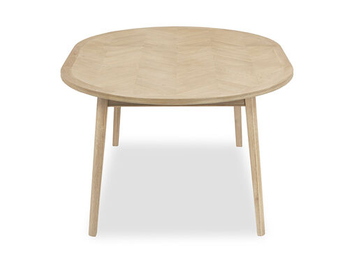 Parquet Pie Kitchen Table | Extendable Round Parquet Dining Table | Loaf