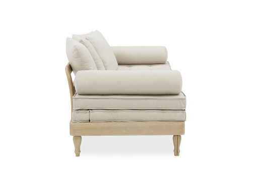 Parley Oak Daybed | Handmade Pull Out Daybed with Bolsters | Loaf