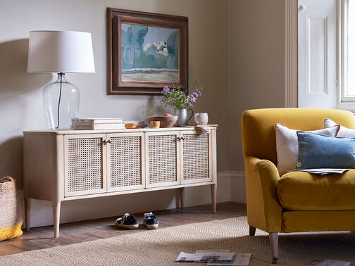 Honour Sideboard | Wooden Rattan Sideboard | Loaf