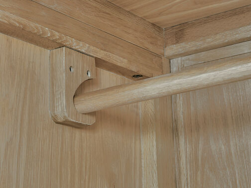 Margot Wardrobe | Oak and Rattan Wardrobe | Loaf